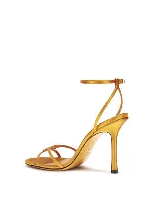 JIMMY CHOO Leo Sandals In Satin
