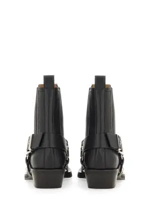 GANNI Chelsea Western Fitted Boot