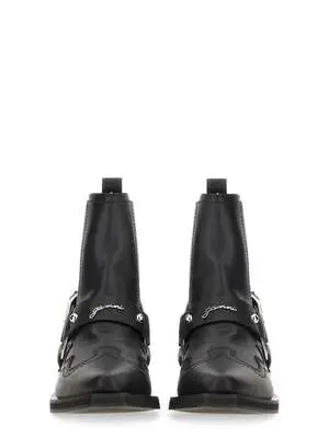 GANNI Chelsea Western Fitted Boot