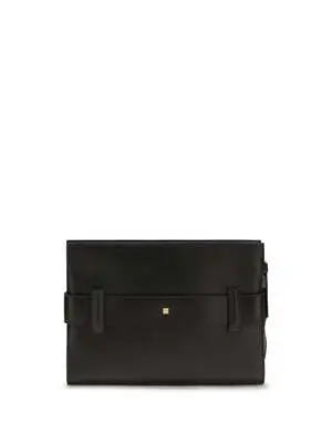 Balmain Anthem Leather Clutch