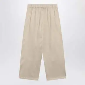 Max Mara Silk Blend Trousers - Cream