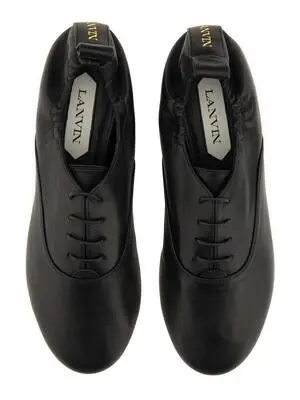 LANVIN Lace-up Slipper