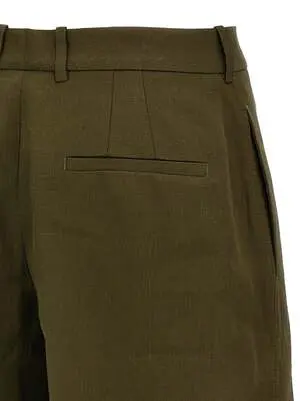 JIL SANDER Linen Bermuda Shorts