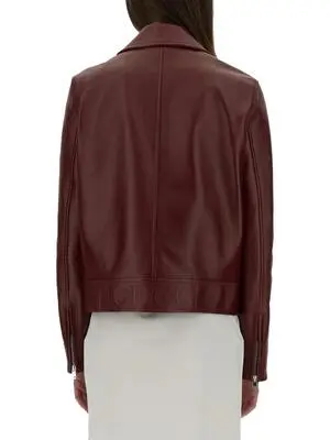 Gucci Leather Biker Jacket - Multicolor
