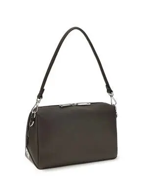 Fendi Lui Shoulder Bag In Grained Calf Leather - Brown