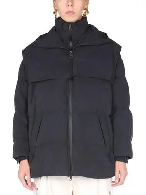 Bottega Veneta Hooded Down Jacket - Black
