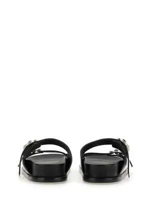 JIL SANDER Leather Sandal With Buckle