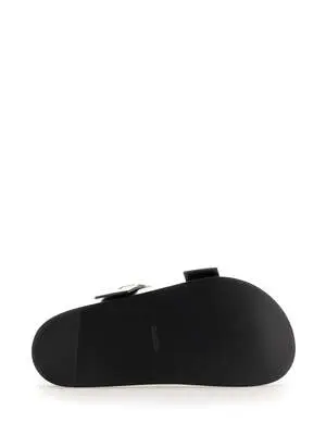 JIL SANDER Leather Sandal With Buckle