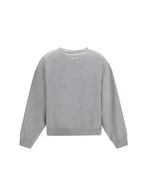 GANNI Crewneck Sweatshirt With Logo