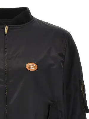 Valentino Garavani Logo Bomber Jacket