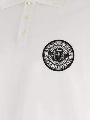 Balmain Coin' Polo Shirt - Multicolor
