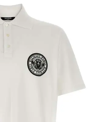 Balmain Coin' Polo Shirt - Multicolor