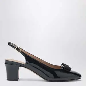 FERRAGAMO Vara Bow Slingback Shoes - Black