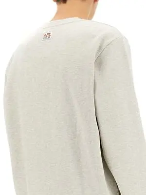 A.p.c. Logo Sweatshirt - Gray