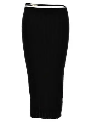 Jacquemus La Jupe Pralù Skirt - Black