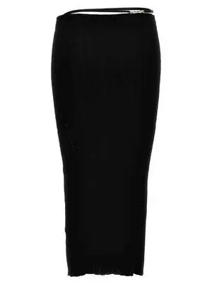 Jacquemus La Jupe Pralù Skirt - Black