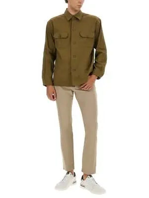 BOSS Stretch Linen And Viscose Shirt