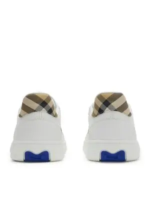 Burberry Terrace Leather Sneaker - Multicolor