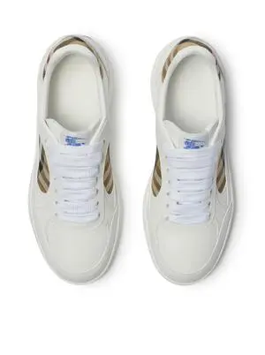 Burberry Terrace Leather Sneaker - Multicolor