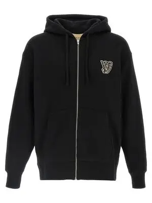 Valentino Garavani Hoodie Vg Patch - Black