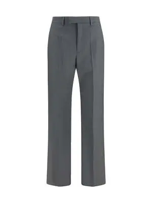 Valentino Garavani Wool And Mohair Tailored Pants - Gray