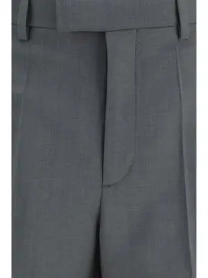 Valentino Garavani Wool And Mohair Tailored Pants