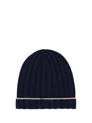 Brunello Cucinelli Cashmere Beanie Hat - Blue