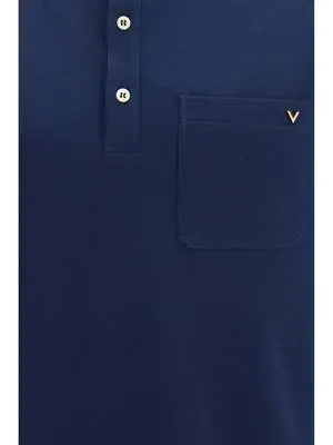 Valentino Garavani Cotton Piqué Polo With Vlogo