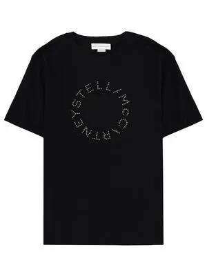 Stella McCartney T-shirt With Logo - Black