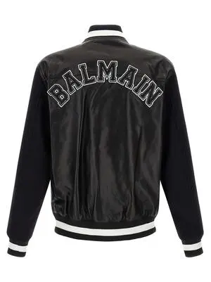 Balmain Varsity' Bomber Jacket - Multicolor