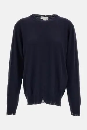 Stella McCartney Distressed Merino Wool Jumper - Multicolor