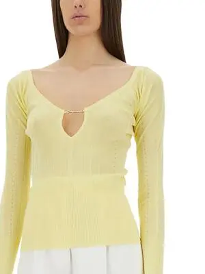 Jacquemus The Praluce Top - Yellow