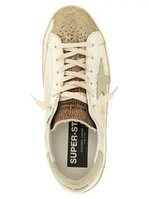 GOLDEN GOOSE Superstar Crystal Embellished Sneakers