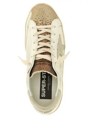 GOLDEN GOOSE Superstar Crystal Embellished Sneakers