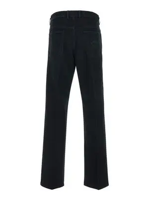 Givenchy Jeans With Belt Loops In Denim
