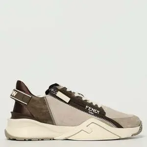 Fendi FENDI Flow Nubuck Sneakers Cream