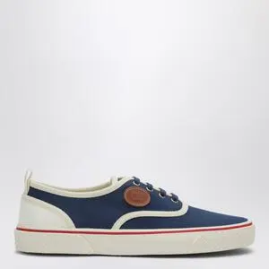 Valentino Garavani Sneakers Nojoke In And White Canvas - Blue