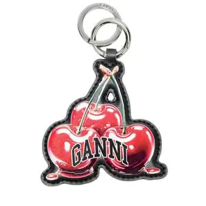 GANNI Keyrings & Chains - Black