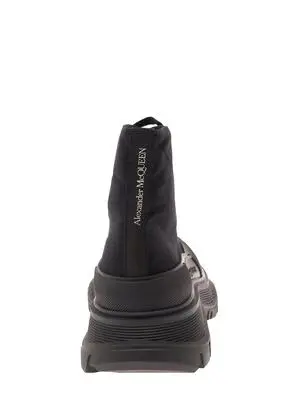 Alexander McQueen Tread Slick High Top Sneakers - Black