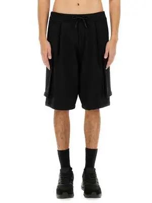 Dsquared2 Cargo Bermuda Shorts Balloon - Black