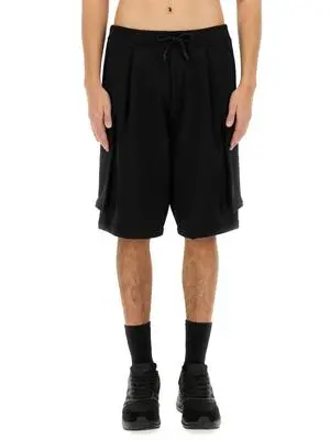 Dsquared2 Cargo Bermuda Shorts Balloon - Black