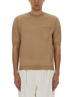 Moschino Wool And Silk Sweater - Cream