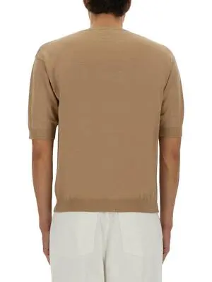 Moschino Wool And Silk Sweater - Cream