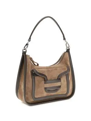 Pierre Hardy Alpha Day Miss Leather Shoulder Bag - Brown