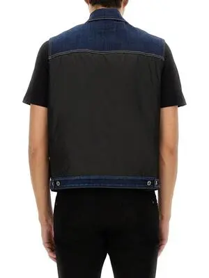 Dsquared2 Denim Puffer Vest - Blue