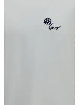 Kenzo Tulip Embroidered Cotton T-shirt
