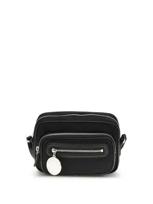 Stella McCartney Dartmoor Shoulder Bag In Econyl - Black