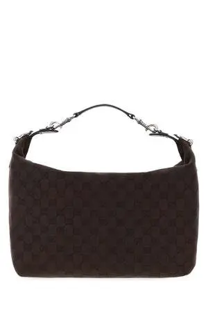 Gucci Chocolate Gg Fabric Medium Brera Handbag - Brown