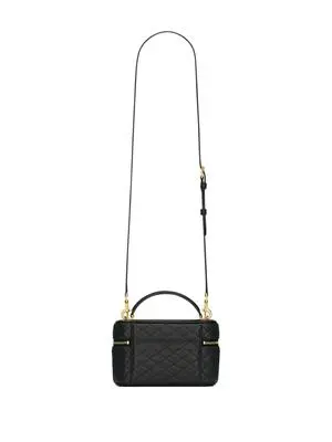 Saint Laurent Lambskin Gaby Vanity Bag - Black