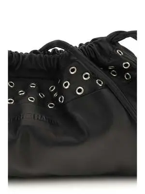 Pierre Hardy Calfskin Leather Eyelet Double Clutch